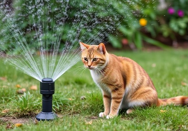 Best Motion Activated Sprinkler for Cats - FarmTilling
