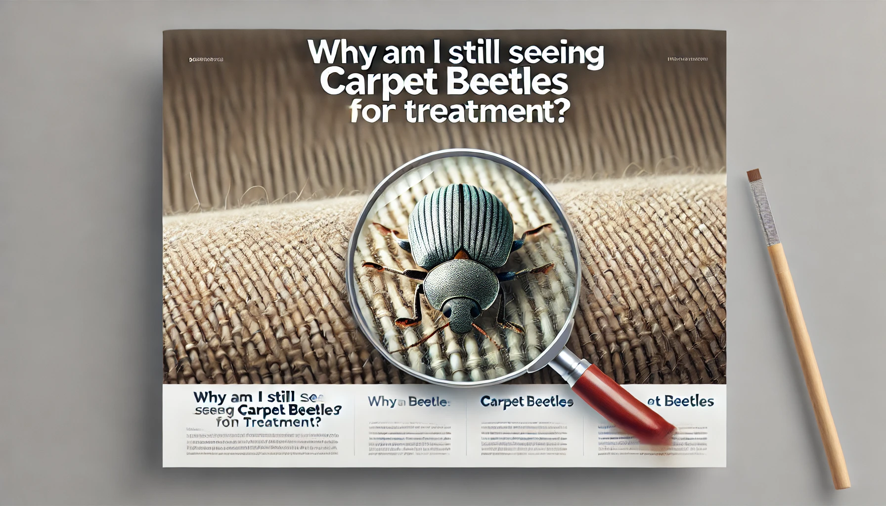 Why Am I Still Seeing Carpet Beetles After Treatment? - FarmTilling