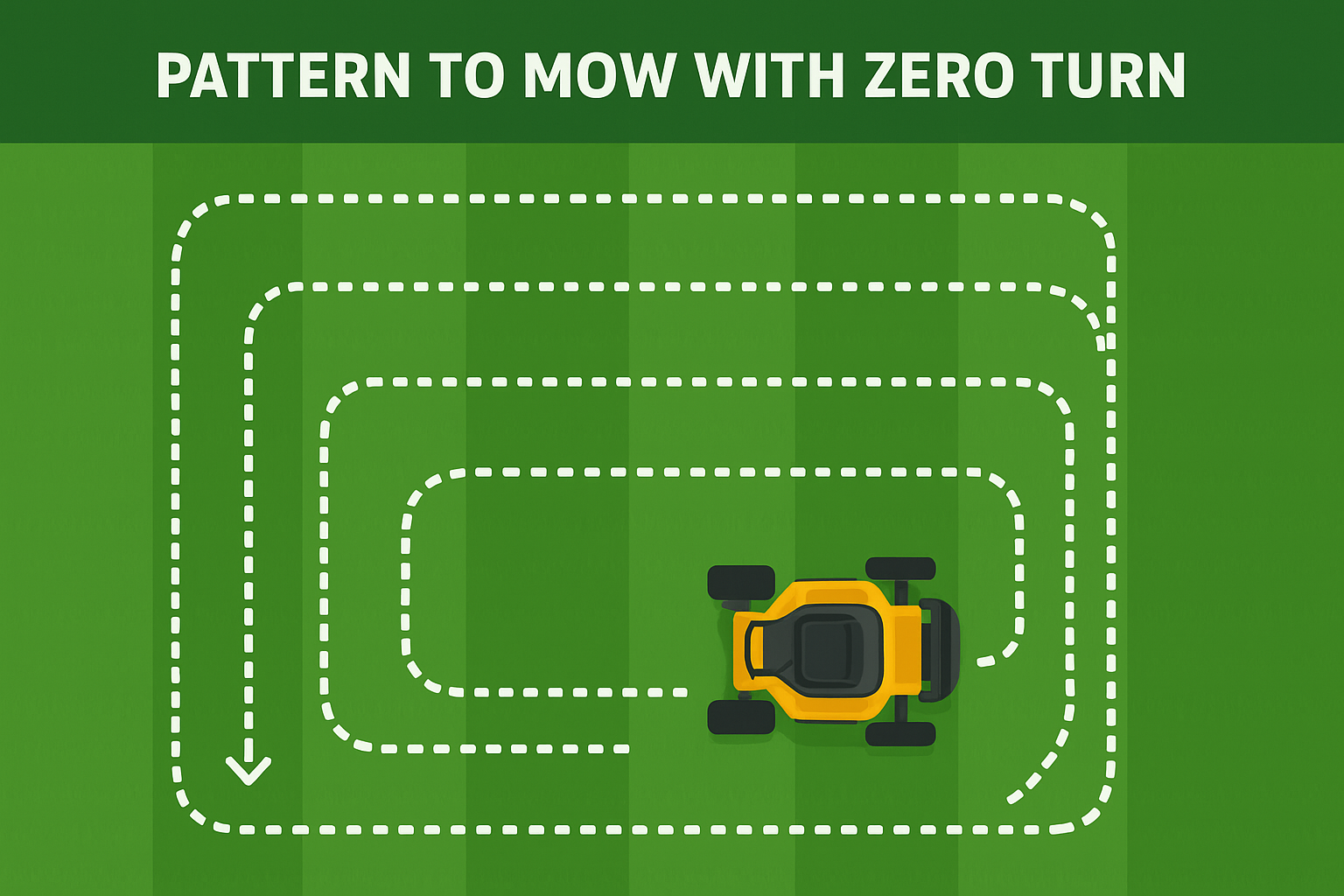 What Pattern To Mow With Zero Turn? A Complete Guide - FarmTilling