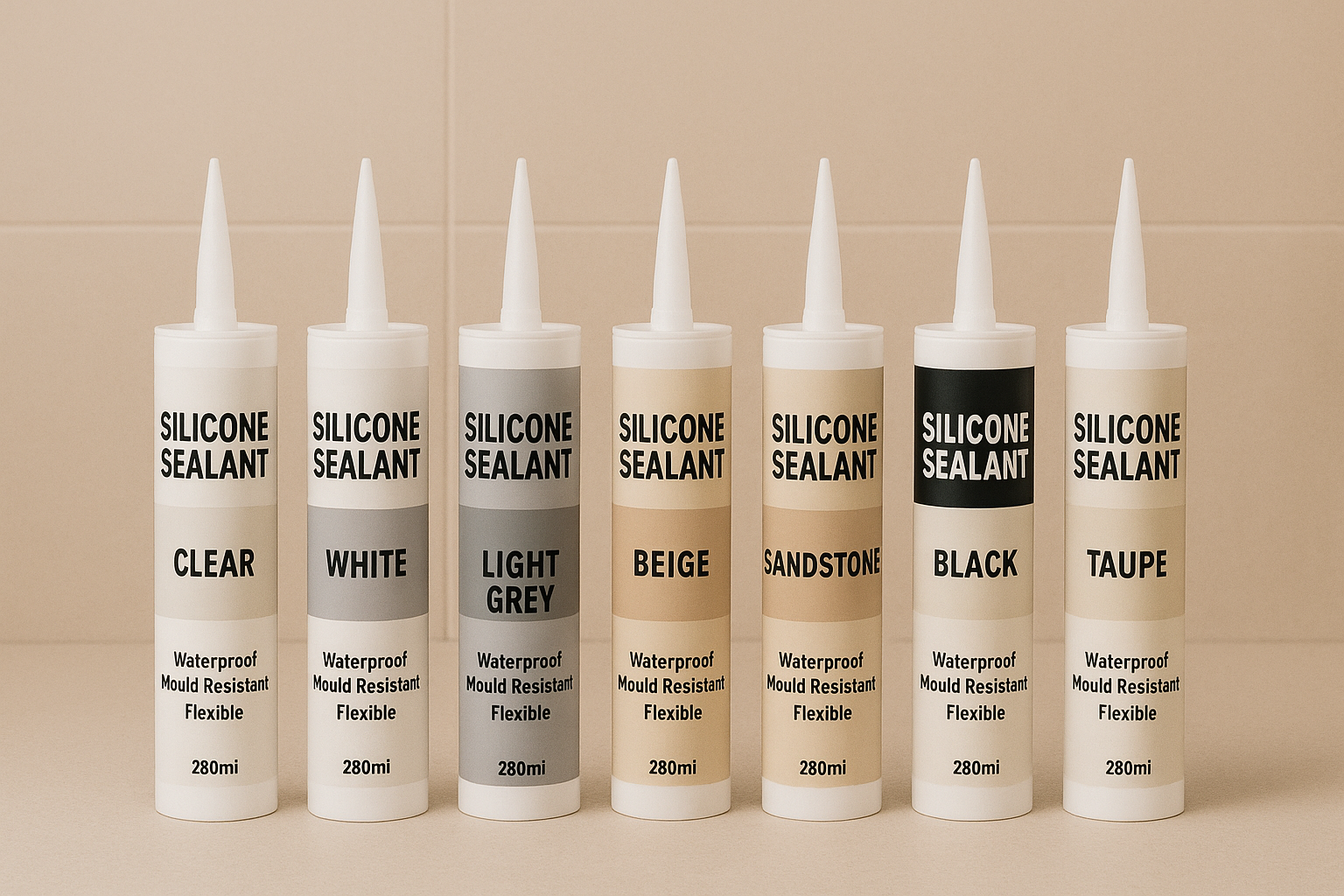 Bathroom Silicone Sealant Colour Options - FarmTilling